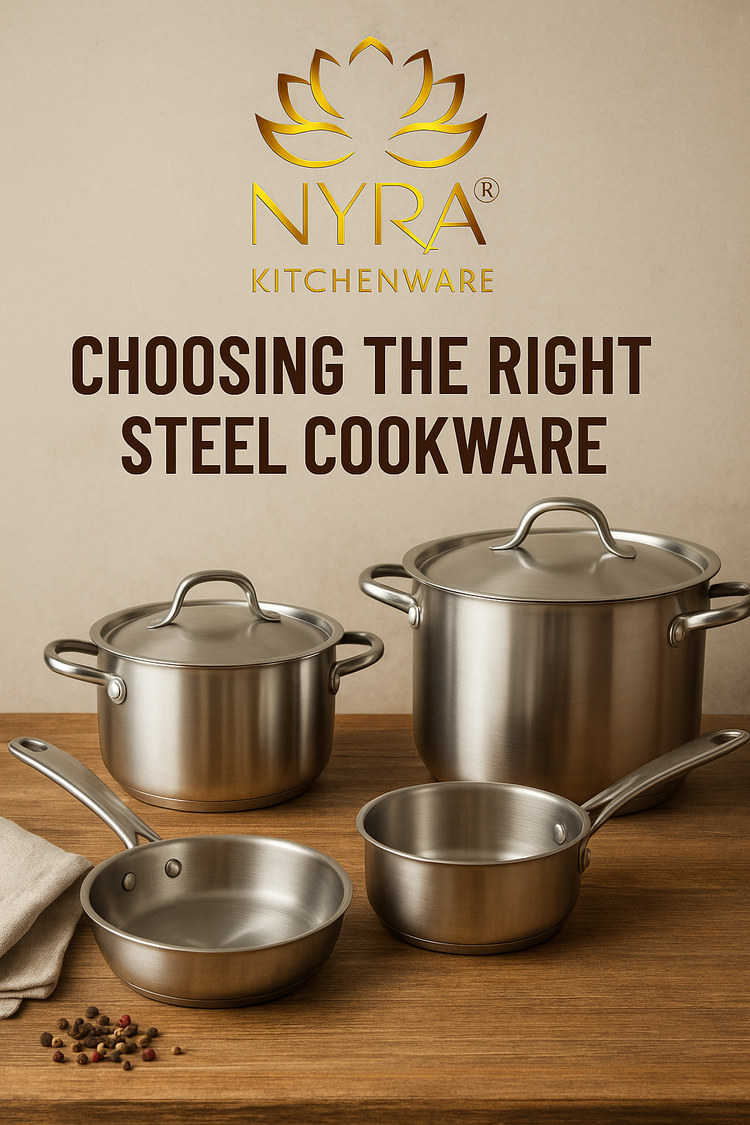 Choosing the Right Steel Cookware – Nyra® Kitchenware