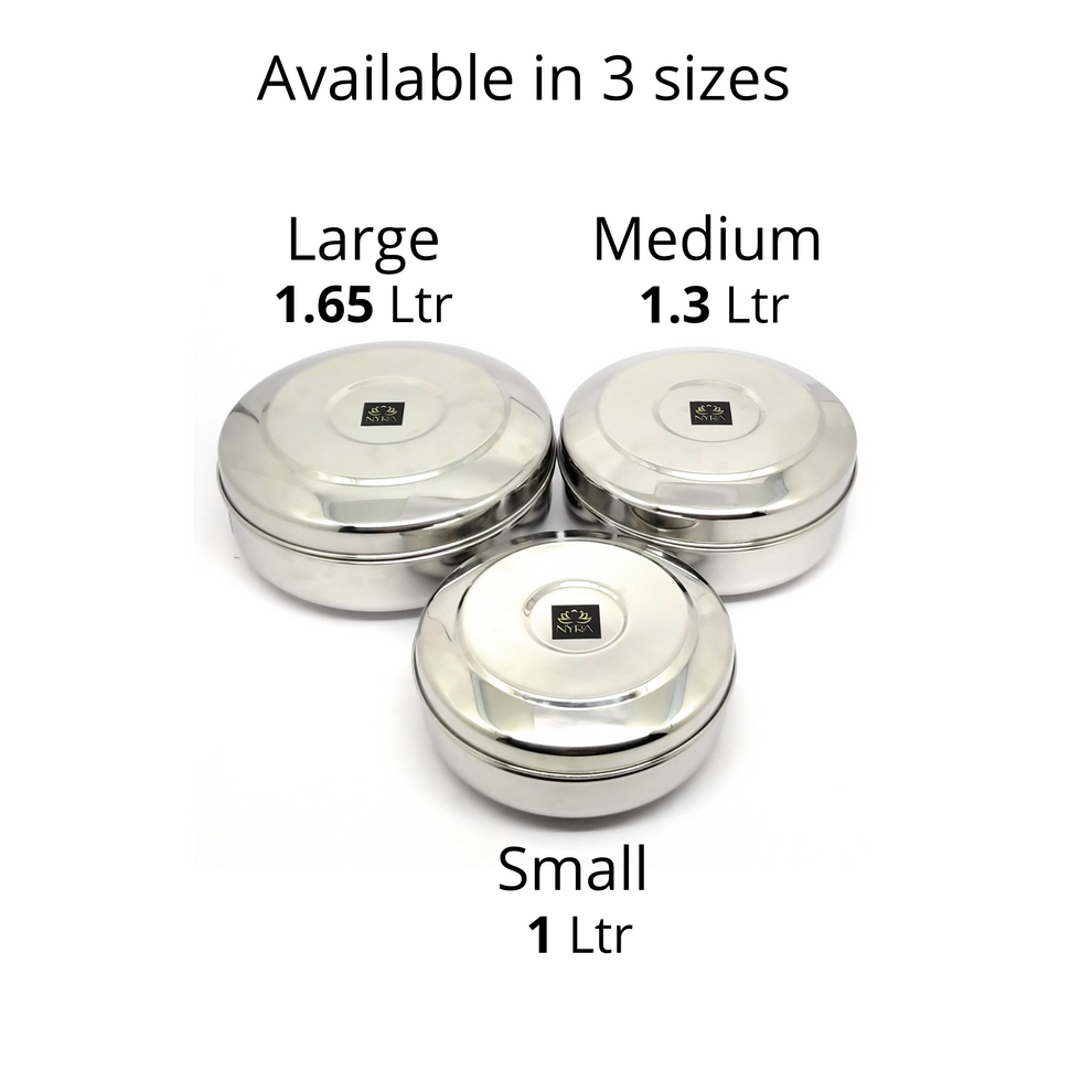 Stainless Steel Chapati Box | Multipurpose Kitchen Storage Containers ...