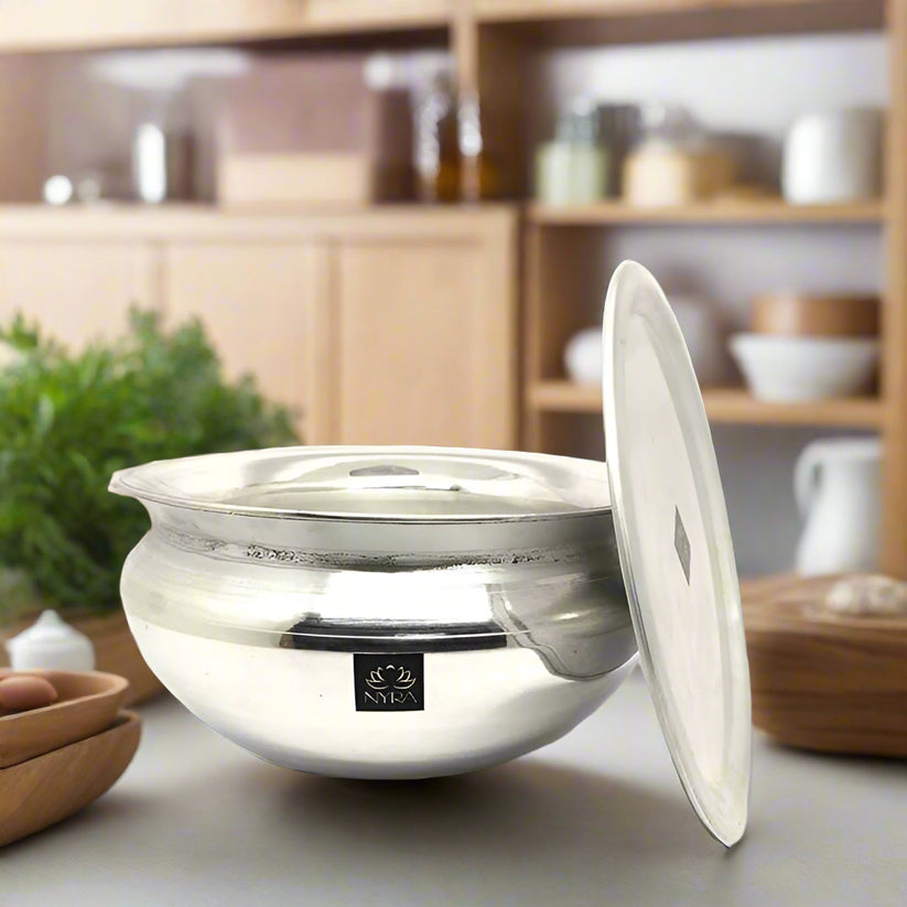 Aluminum Handi With Lid | Premium Kitchen & Dining by Nyra Kitchenware ...