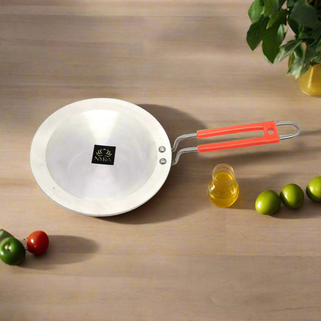 Aluminium Tawa/Griddle with Sturdy Handle | 2 Sizes – Nyra® Kitchenware