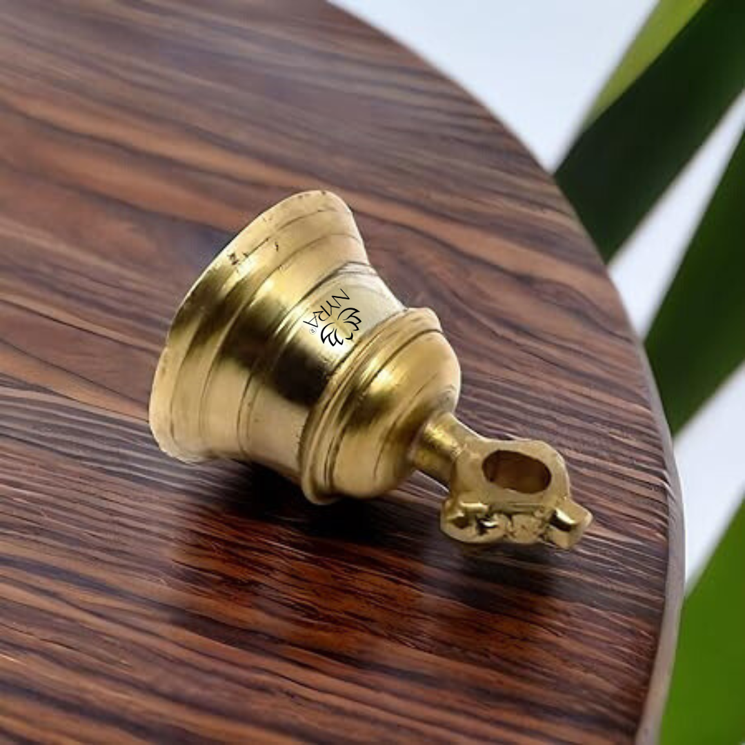 Pure Brass/Peetal Bell | Premium Religious & Ceremonial by Nyra ...