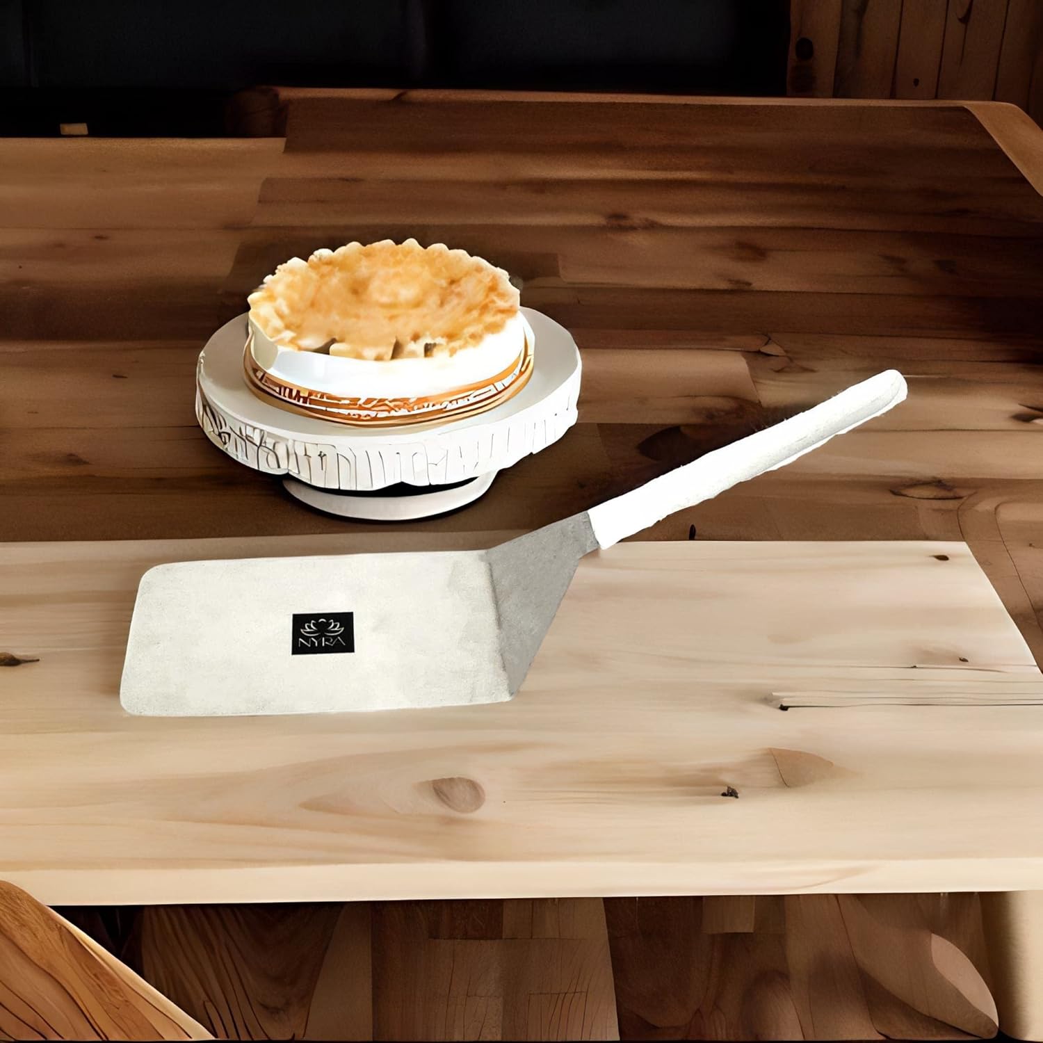 Stainless Steel Cake Server | Premium Kitchen & Dining by Nyra ...