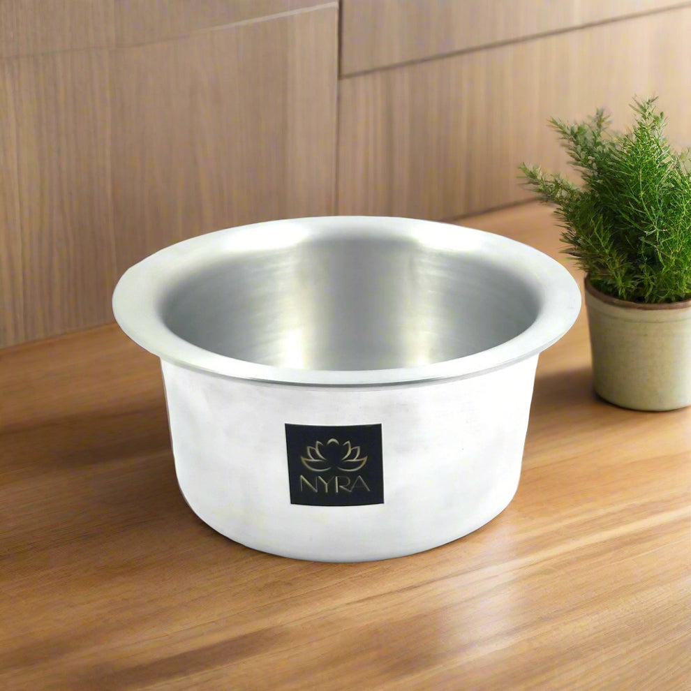 Aluminium Induction Base Bhagona | Premium Utensils by Nyra Kitchenware – Nyra® Kitchenware